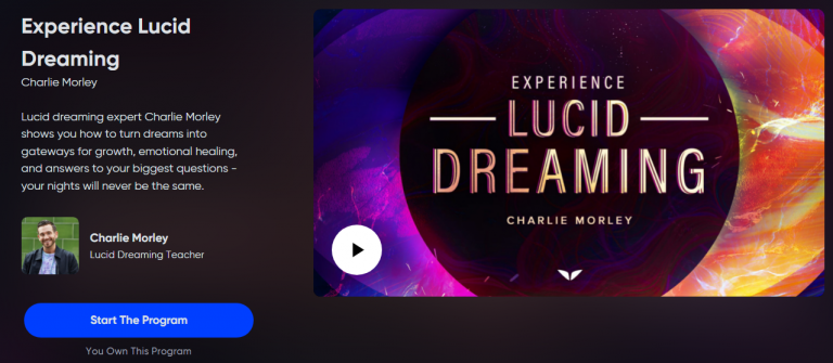 Charlie Morley's Experience Lucid Dreaming Course [2024] » Mazzastick